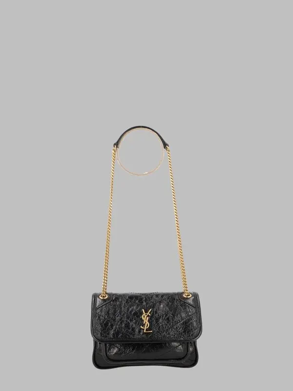 Saint Laurent Mini Niki Bag In Vintage Calfskin Leather
