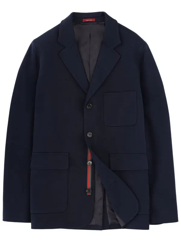 Gucci Single-breasted Cotton Jacket