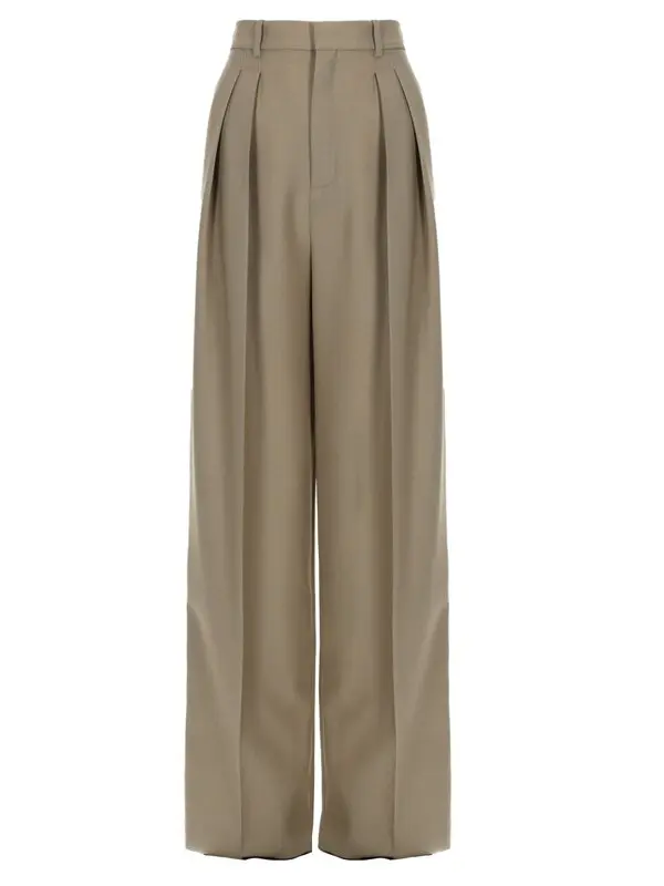 Saint Laurent Wool-silk Tailored Pants