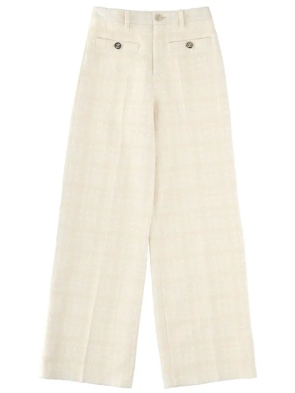 Gucci Cotton Tailored Pants - Beige