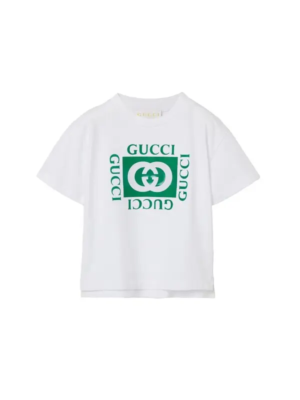Gucci Cotton Logo T-shirt For Infants