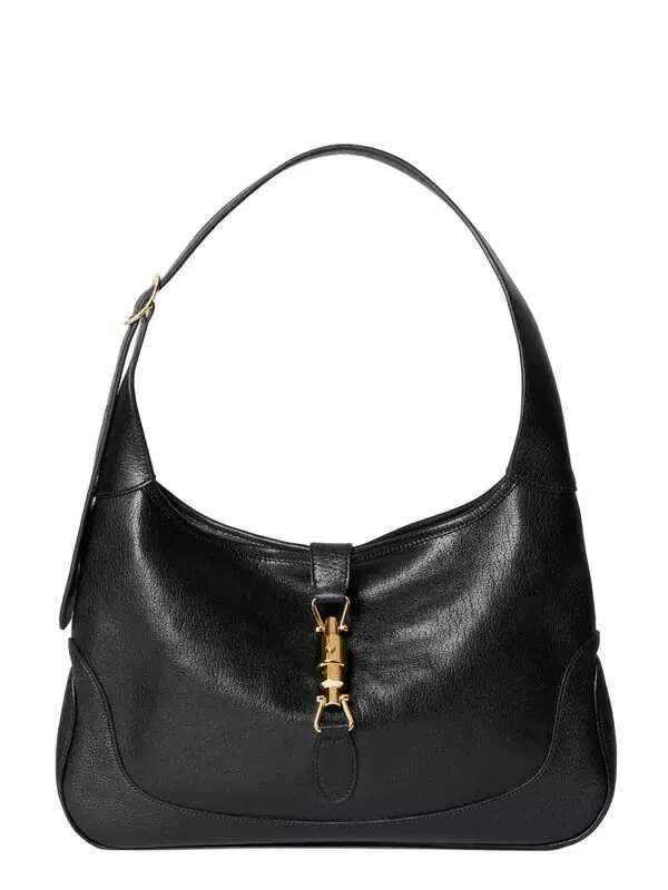 Gucci Jackie 1961 Mini Goat Leather Shoulder Bag - Black