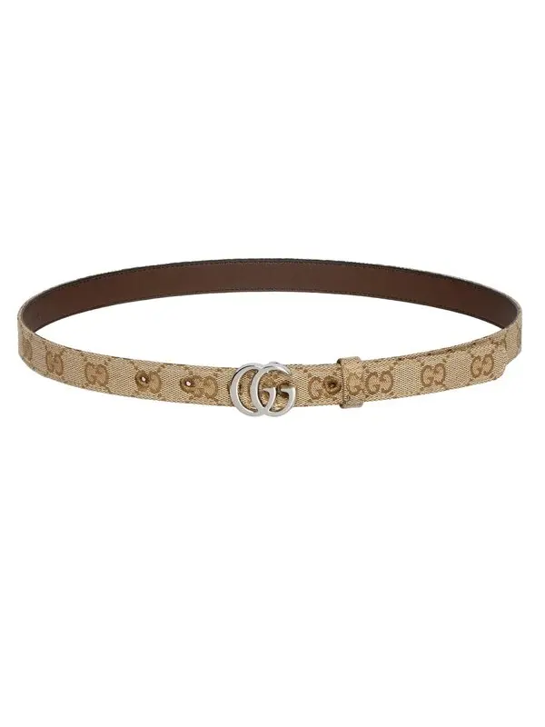 Gucci Mania Gg Marmont Fabric Belt