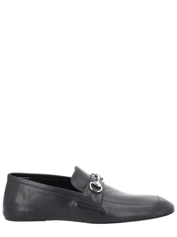 Gucci Calf Leather Moccasin Loafers