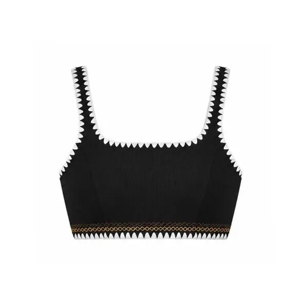 SCOUT ATHLETIC Devil In The Dark Details Top - Black