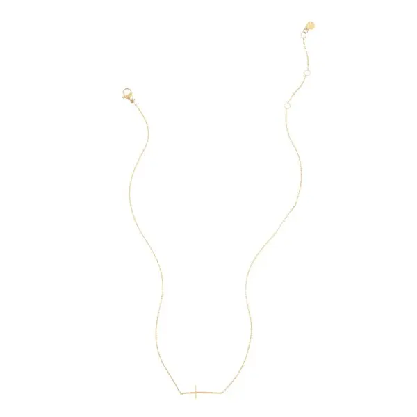 STARFISH PROJECT Radiant Cross Necklace - Gold