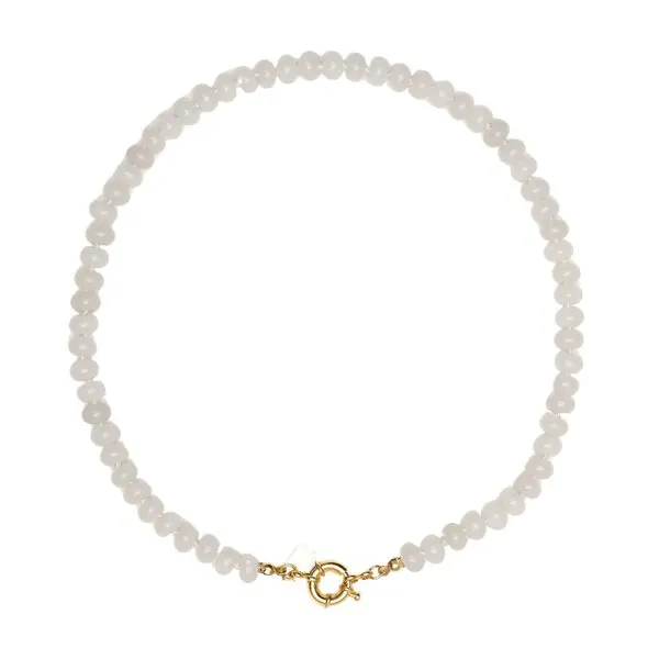 CHRISTINA GREENE Sweet Stone Beaded Knotted Necklace