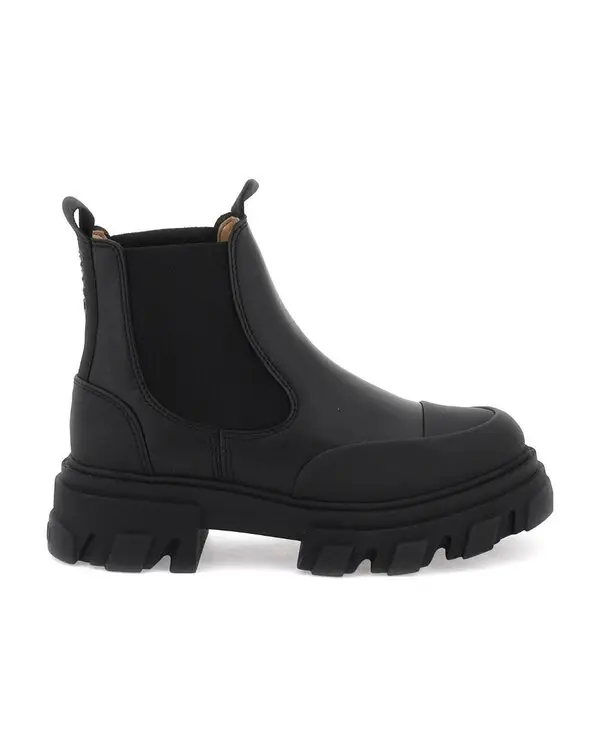 GANNI Cleated Low Chelsea Boots