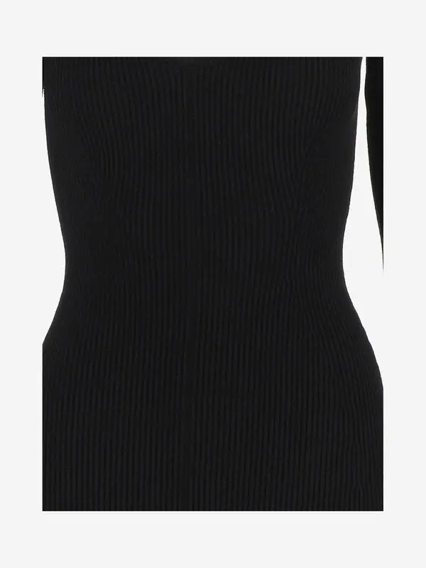 Khaite Long-sleeved Knitted Dress