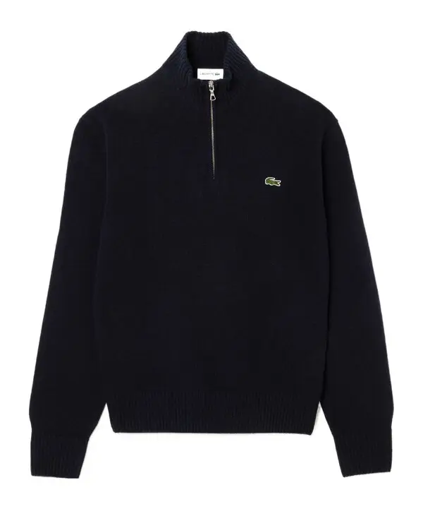 Lacoste Zipped High Neck Jumper
