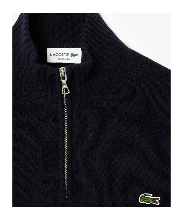 Lacoste Zipped High Neck Jumper