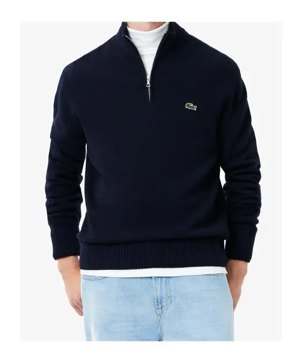 Lacoste Zipped High Neck Jumper