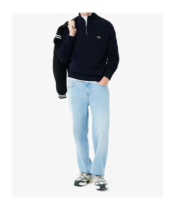 Lacoste Zipped High Neck Jumper