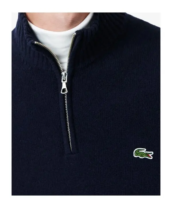 Lacoste Zipped High Neck Jumper