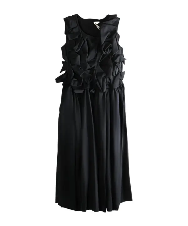 Comme Des Garçons Wool Midi Dress