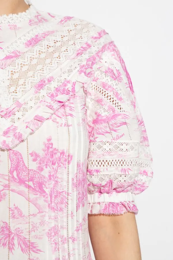 Zadig&Voltaire Graphic-print Puff-sleeve Dress