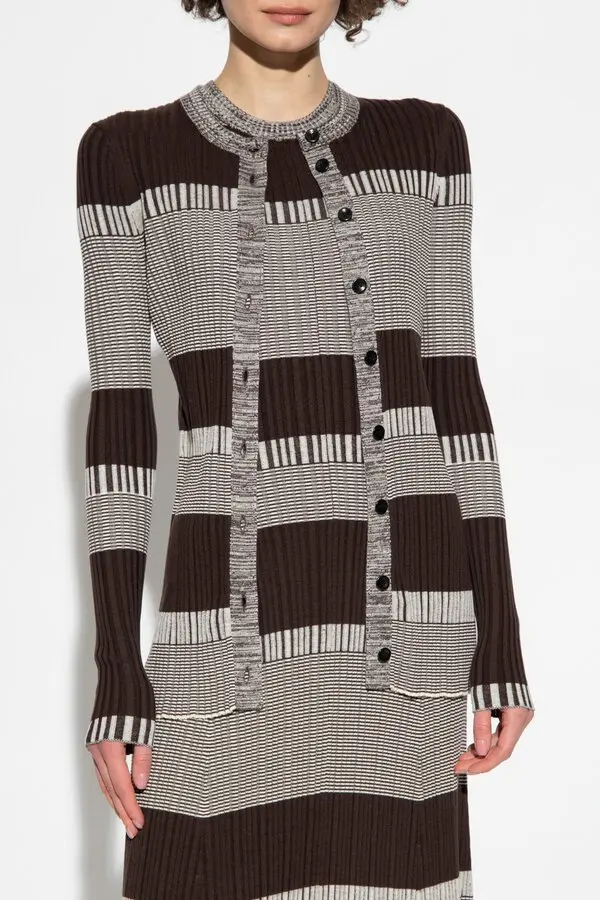 Proenza Schouler Mini Stripe Cardigan