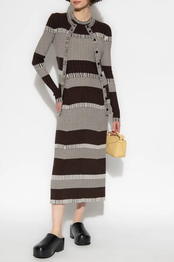 Proenza Schouler Mini Stripe Cardigan