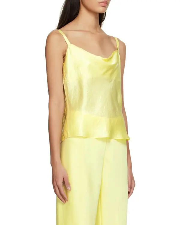 Vince Satin Cowl Neck Camisole