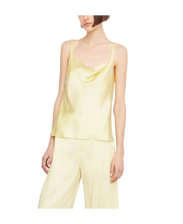 Vince Satin Cowl Neck Camisole