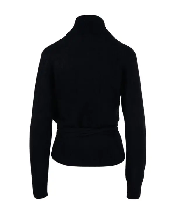 GANNI Brushed Wrap Blouse