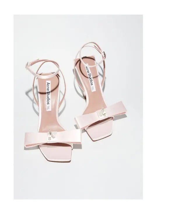 Acne Studios Studded Bow-detail Sandals