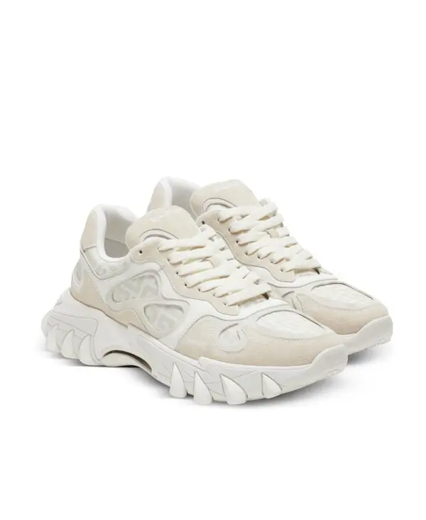 Balmain B-east Monogrammed Trainers