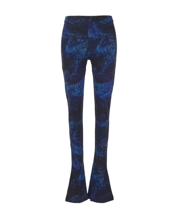 Off-White All-over Patterned Flared Trousers