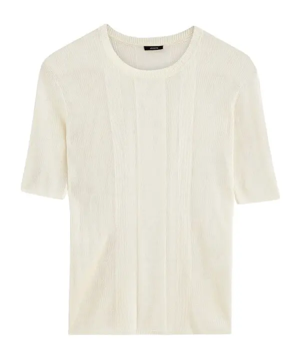 JOSEPH Ribbed-knit T-shirt
