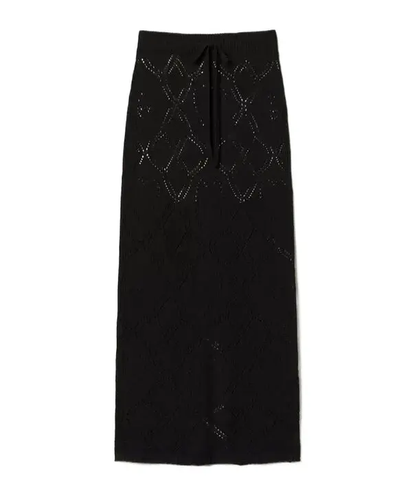 TWINSET Pointelle-knit Skirt
