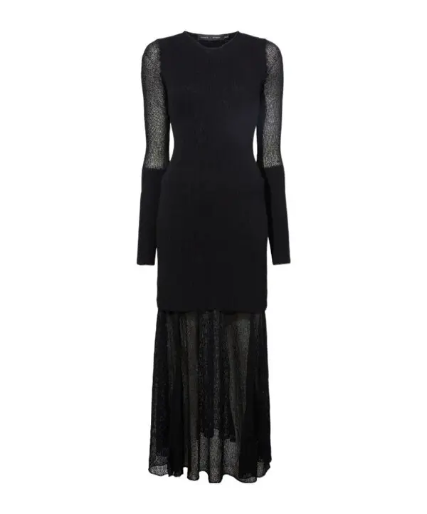 Proenza Schouler Semi-sheer Knit Maxi Dress