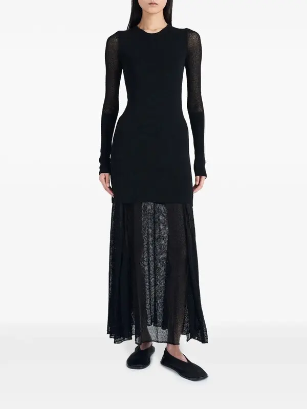 Proenza Schouler Semi-sheer Knit Maxi Dress