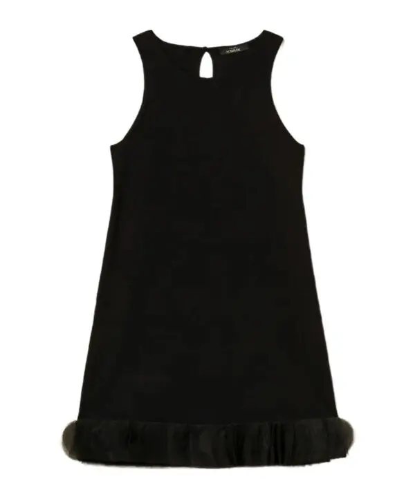 TWINSET Tulle-trimmed Mini Dress