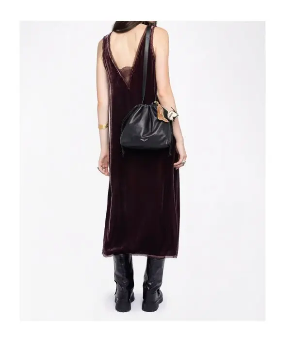 Zadig&Voltaire Lace-insert Midi Dress