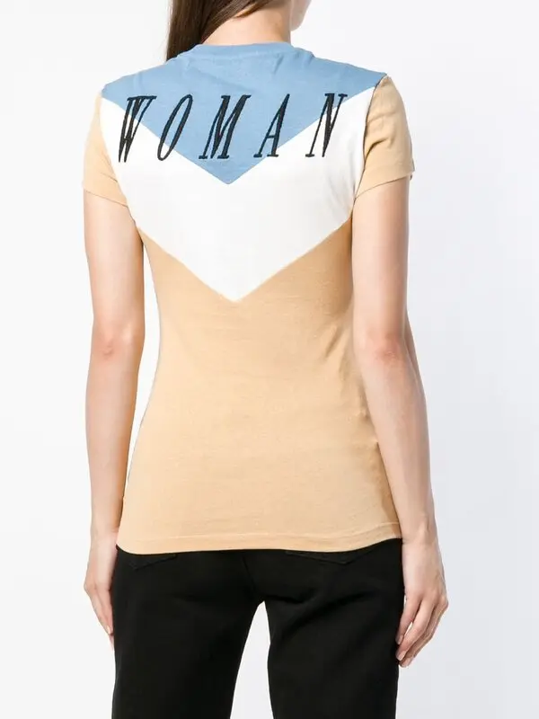 Off-White Twisting Horses T-shirt - Nude