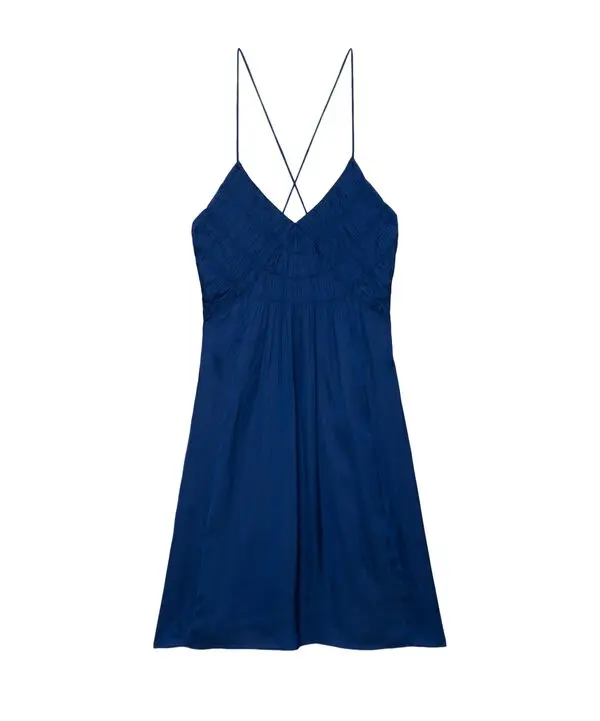 Zadig&Voltaire Rayonna Satin Mini Dress