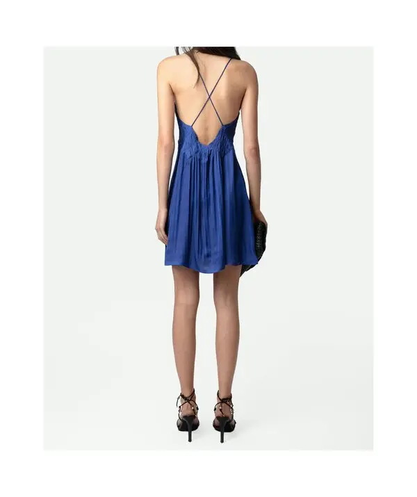 Zadig&Voltaire Rayonna Satin Mini Dress