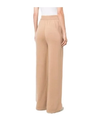 MSGM Embroidered-logo Knit Trousers