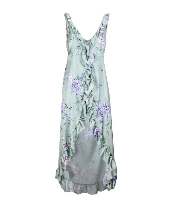 ANIYE BY Floral-print Ruffled Midi Dress
