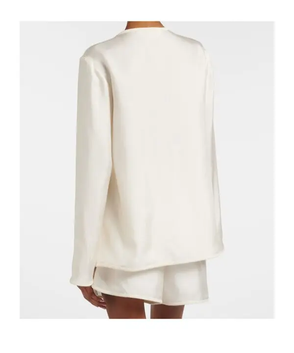 RÓHE Silk Long-sleeved Cover-up