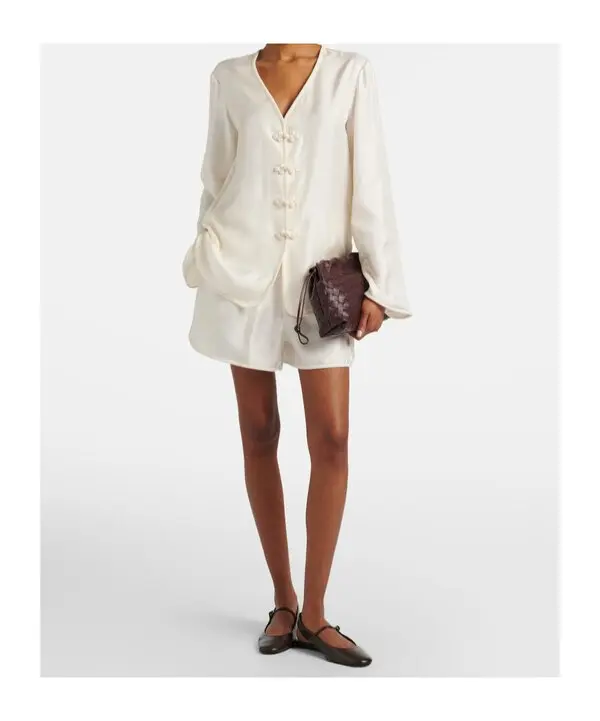 RÓHE Silk Long-sleeved Cover-up