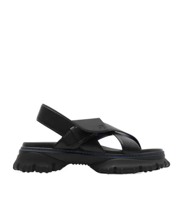 Burberry Pebbled Leather Sandals