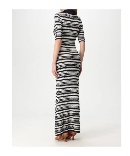 TWINSET Short-sleeved Striped Dress