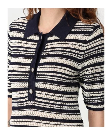 TWINSET Short-sleeved Striped Dress