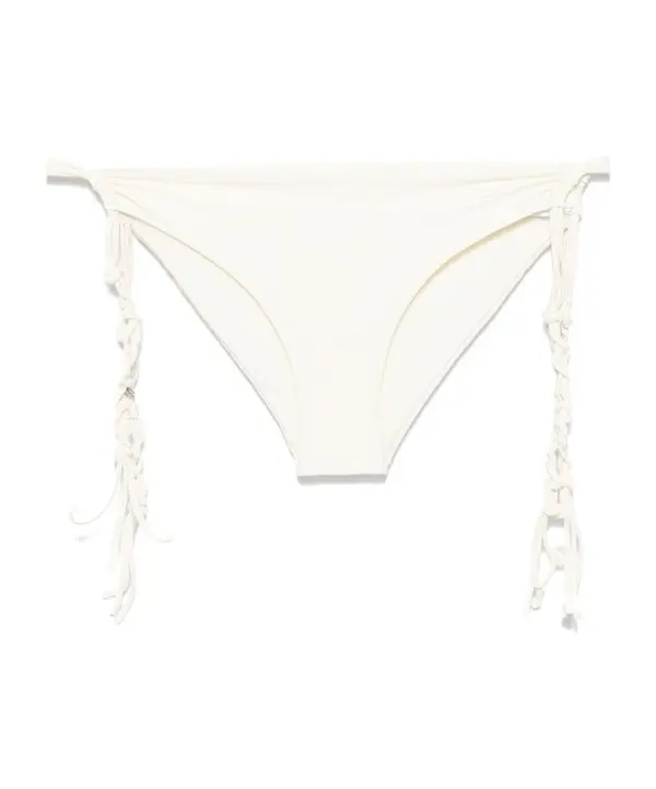 JIL SANDER Tangle Bikini Bottoms - White