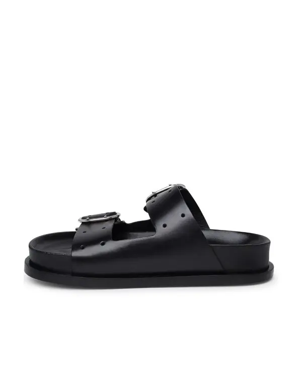 JIL SANDER Buckle-fastened Slip-on Sandals