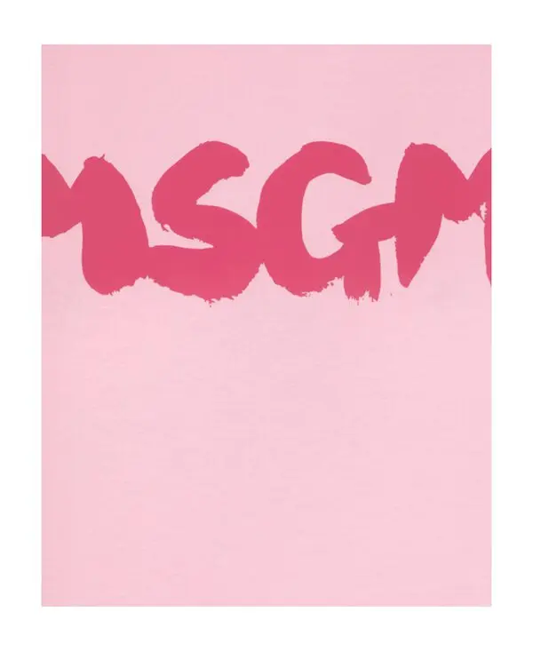 MSGM Logo-print Cotton T-shirt