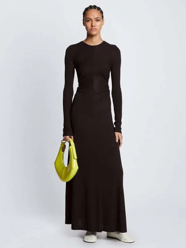 Proenza Schouler Open-back Jersey Maxi Dress