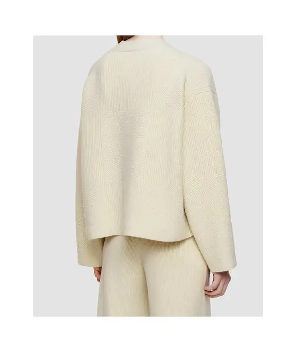 JOSEPH Ribbed Button Cardigan