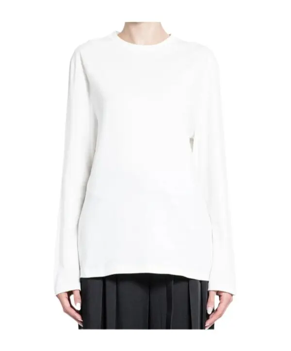 JIL SANDER Logo Printed Long-sleeved T-shirt